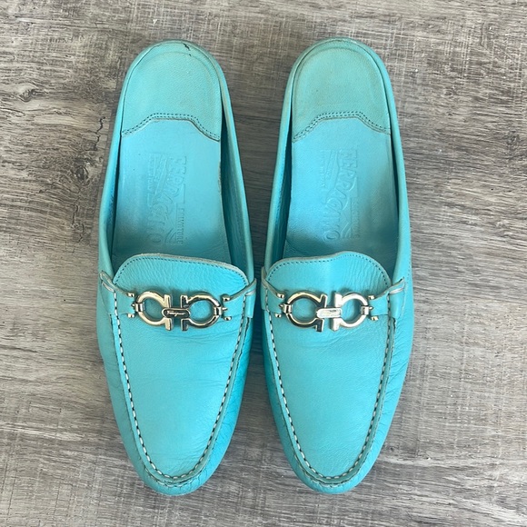 Salvatore Ferragamo | Shoes | Ferragamo Gancini Logo Horse Bit Loafer ...